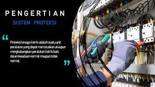 PROTEKSI SISTEM TENAGA LISTRIK | PPTX