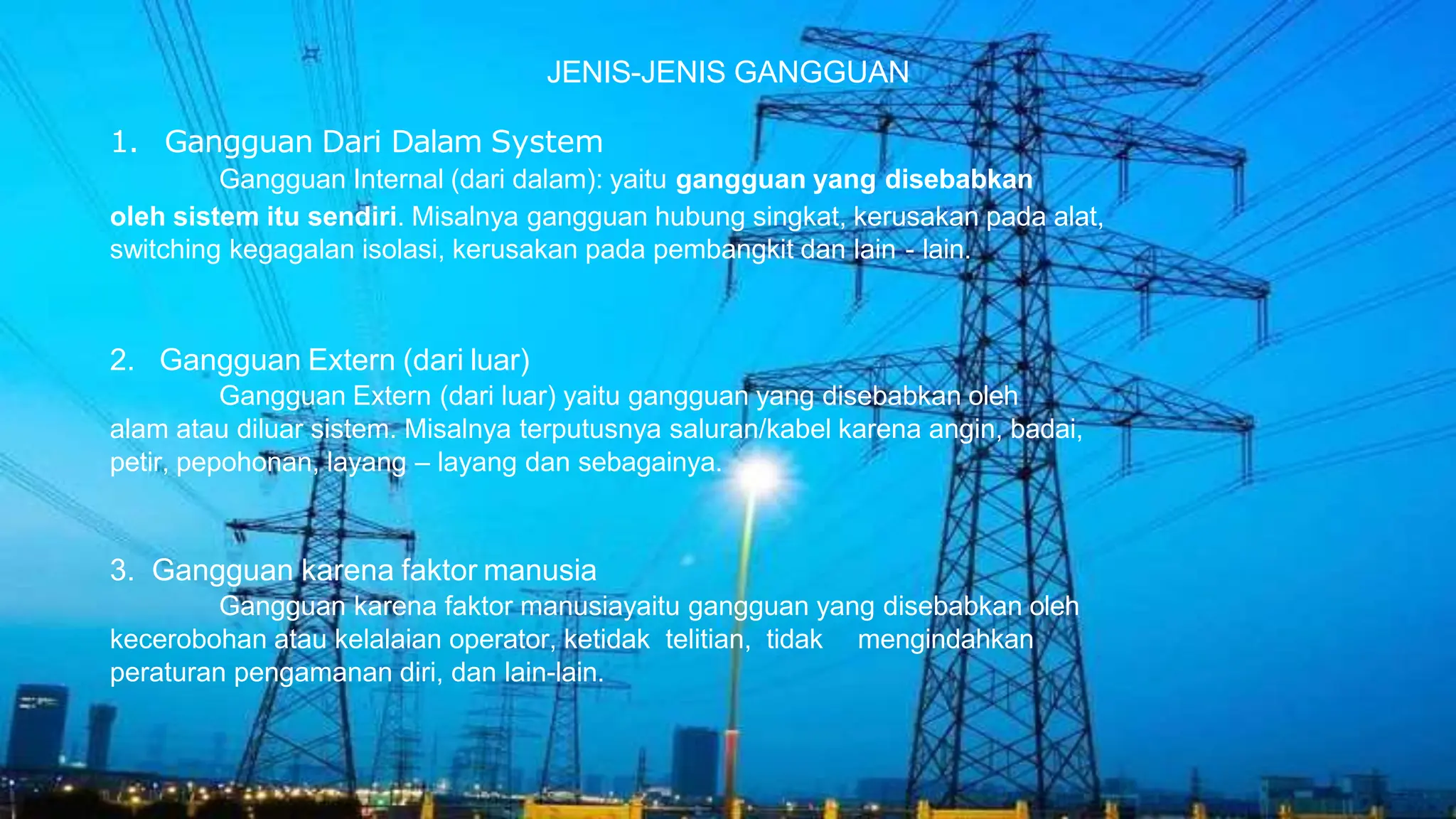 SISTEM TRANSMISI TENAGA LISTRIK INDONESIA | PPTX