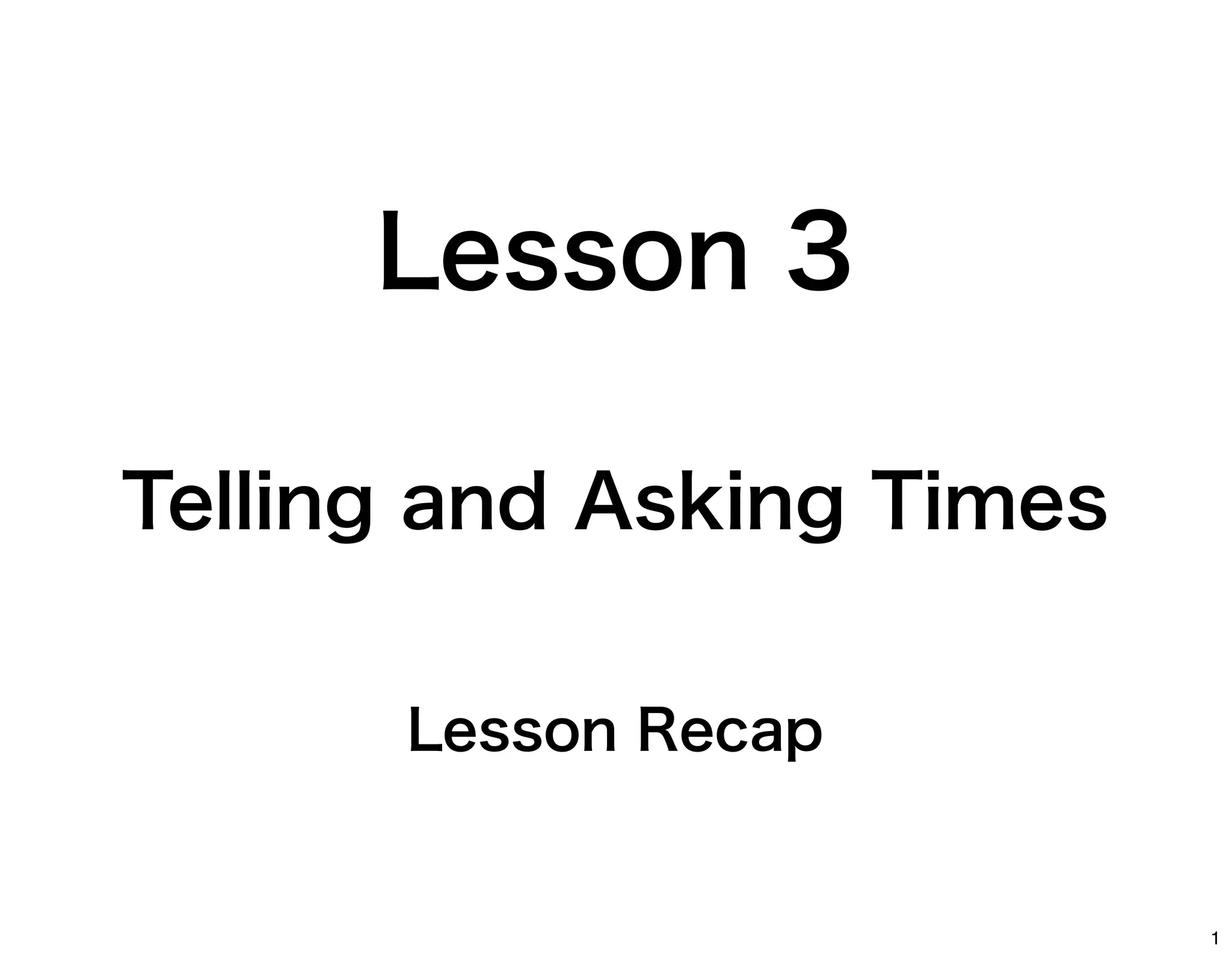 Lesson 3 asking & telling time in Japanese grammar_2 | PDF