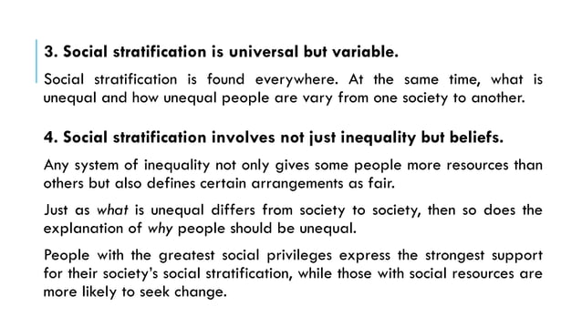 Sociology | Social Stratification | Chapter 3.pdf