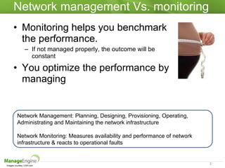 The 3 aspects of network performance management | PPT