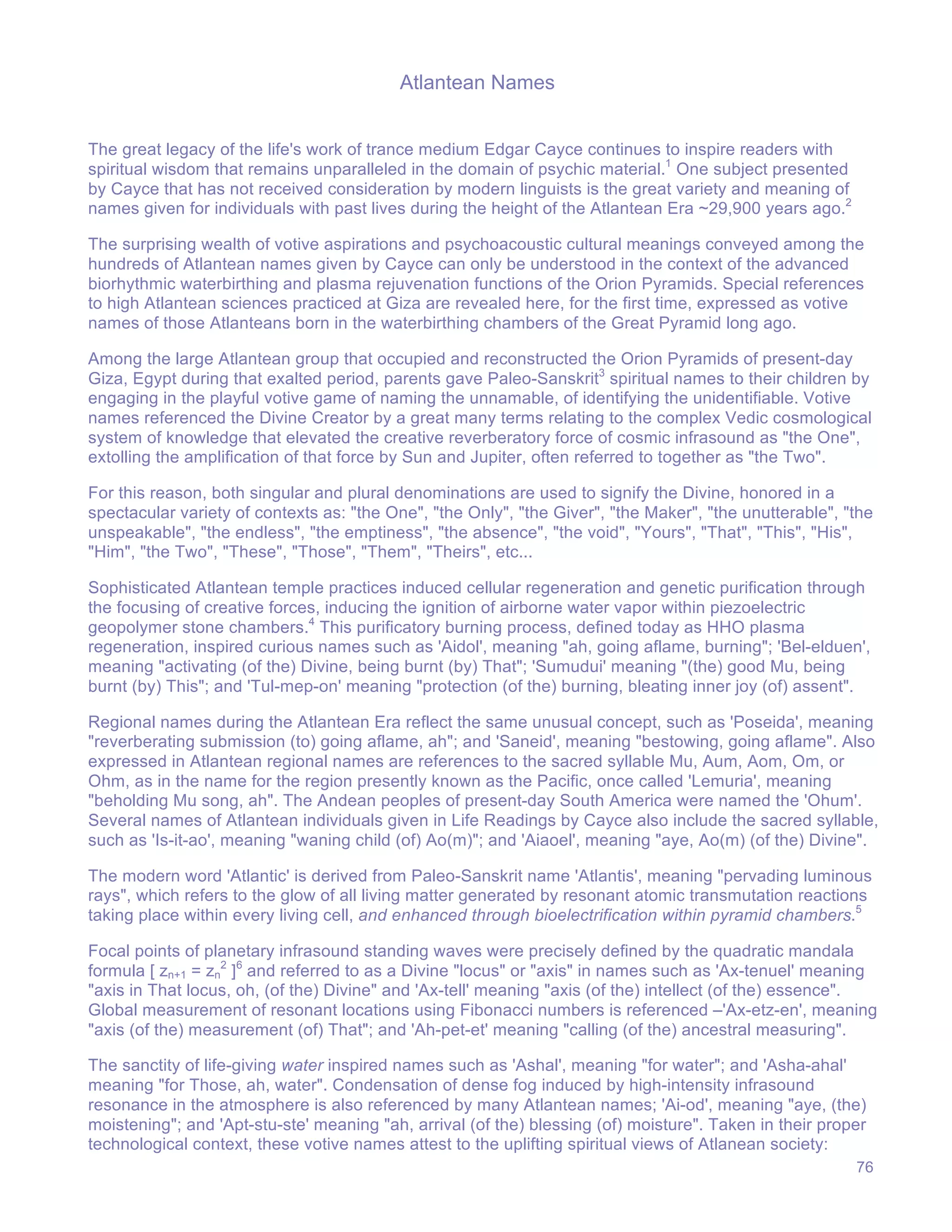 3 atlantean names | PDF