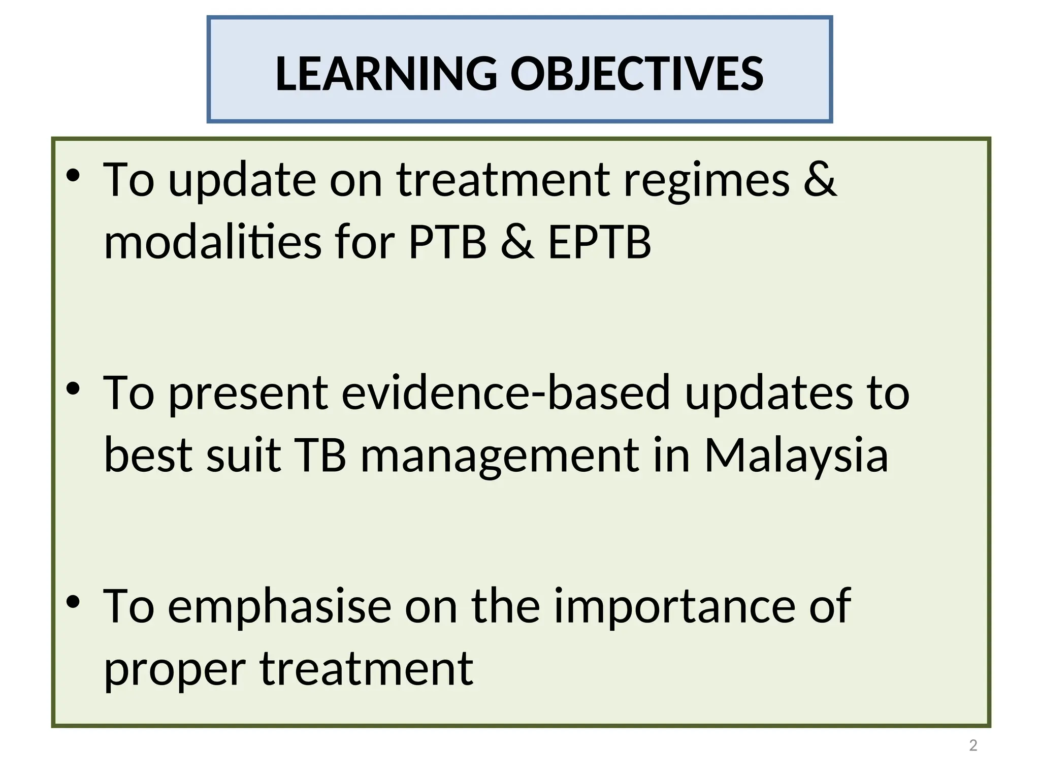 management of tuberculosis adult cpg malaysia | PPT