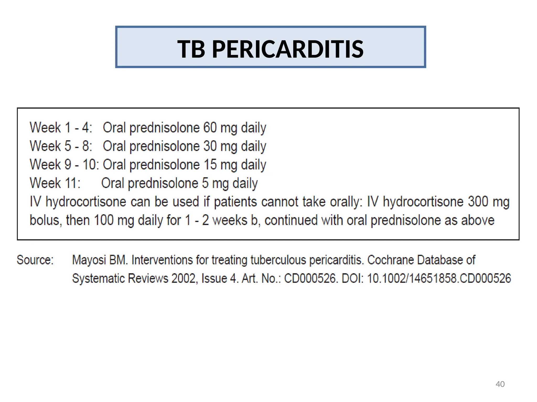 management of tuberculosis adult cpg malaysia | PPT