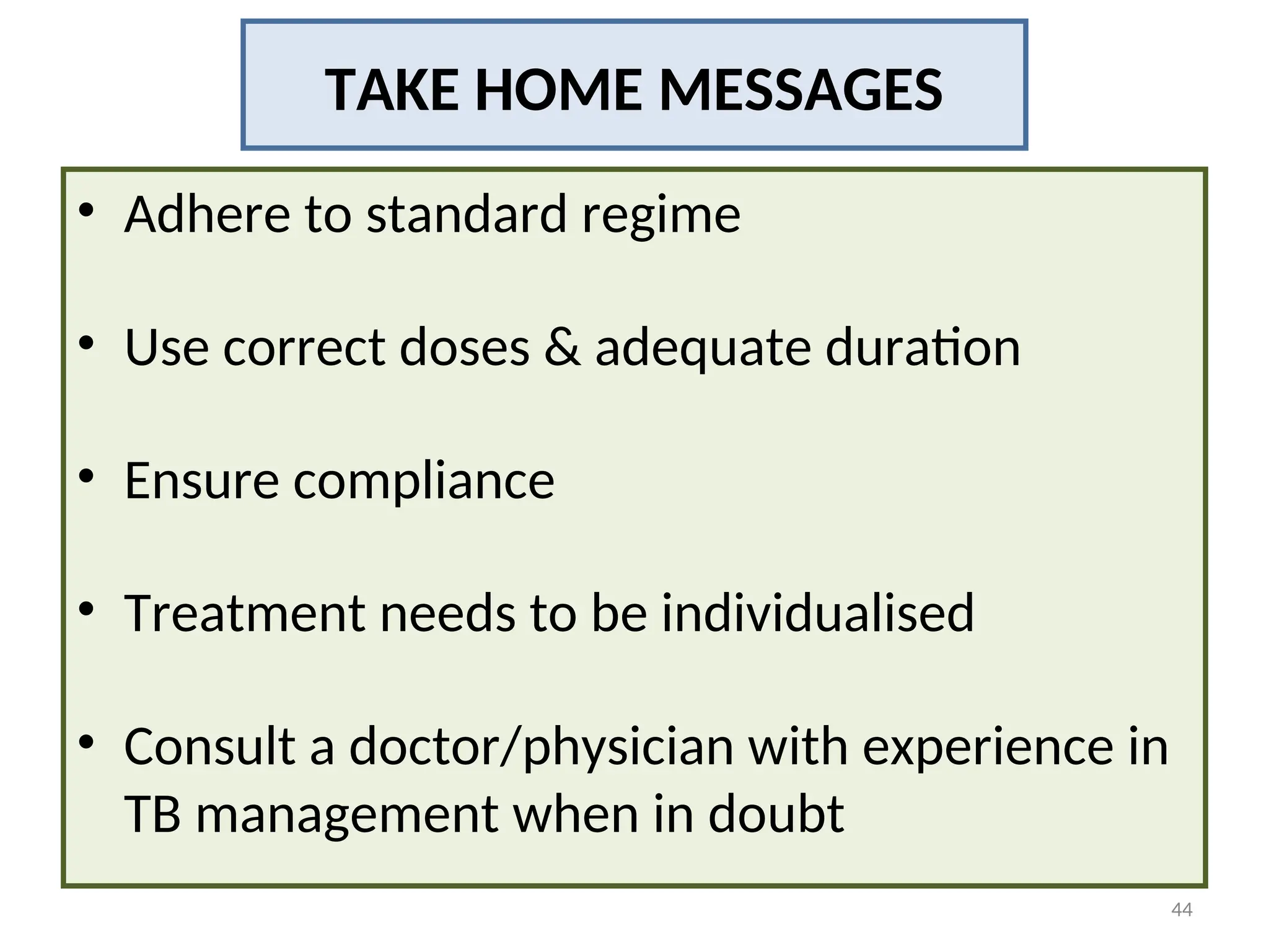 management of tuberculosis adult cpg malaysia | PPT