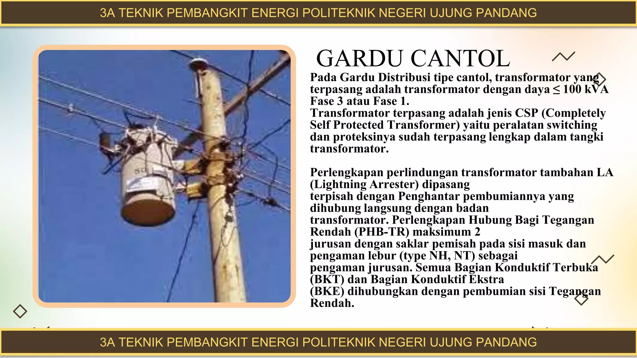 GARDU DISTRIBUSI SISTEM TENAGA LISTRIK | PPTX