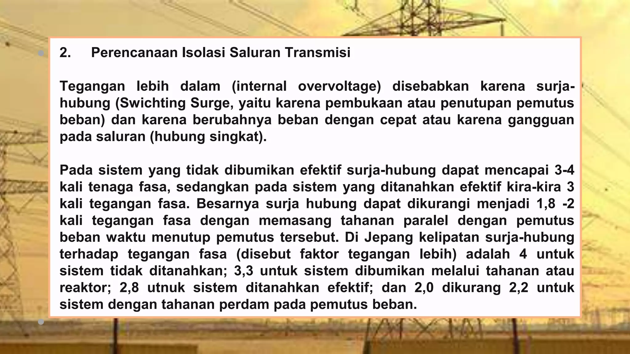 TRANSMISI SISTEM TENAGA LISTRIK | PPTX