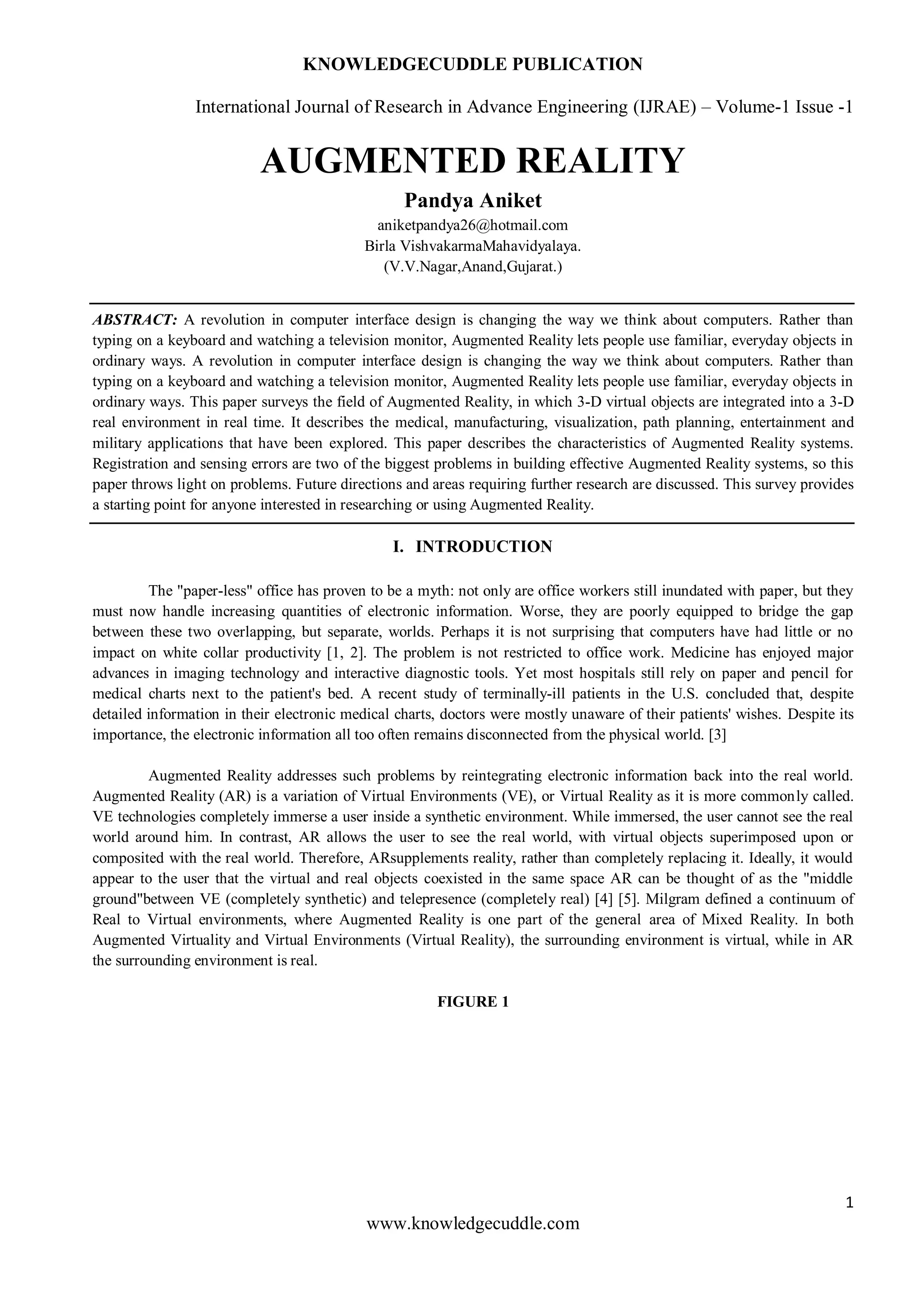 Augmented Reality Pdf 
