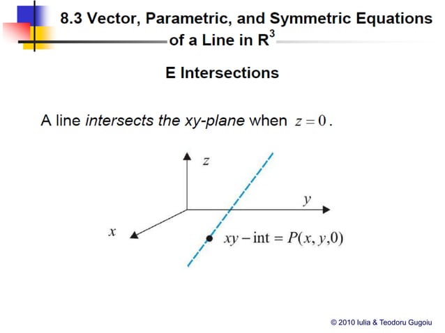 3a vector parametric_and_symmetric_equations_of_a_line_in_r3 | PPT