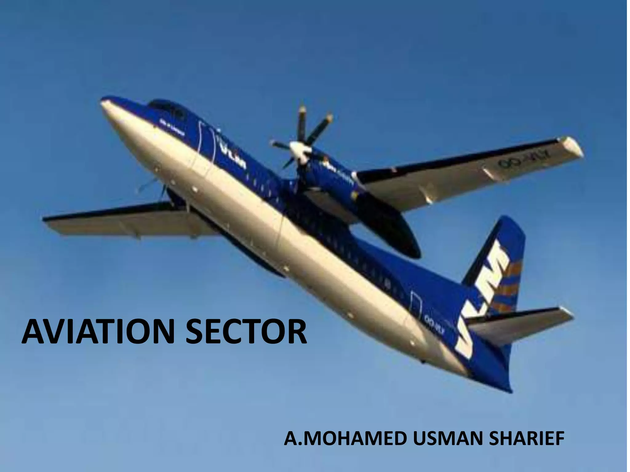 AVIATION SECTOR IN INDIA | PPTX