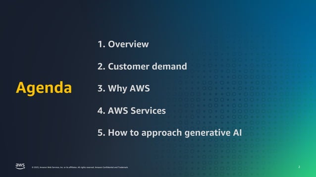 [금융사를 위한 AWS Generative AI Day 2023] 3_AWS Generative AI 기술특징과 접근방향_김선수_AWS.pdf
