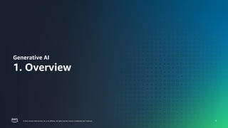 [금융사를 위한 AWS Generative AI Day 2023] 3_AWS Generative AI 기술특징과 접근방향_김선수 ...