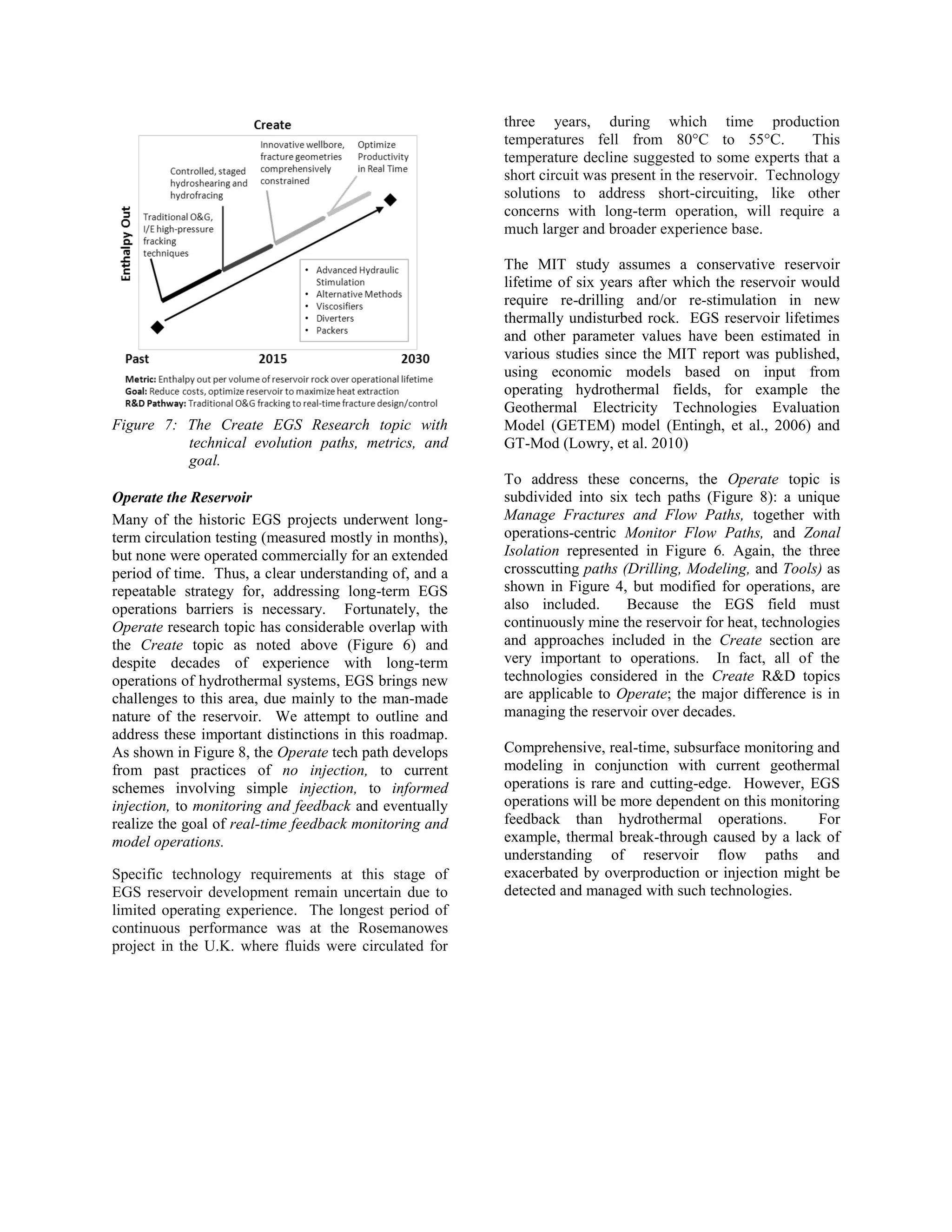 A TECHNOLOGY ROADMAP FOR STRATEGIC DEVELOPMENT OF ENHANCED GEOTHERMAL ...
