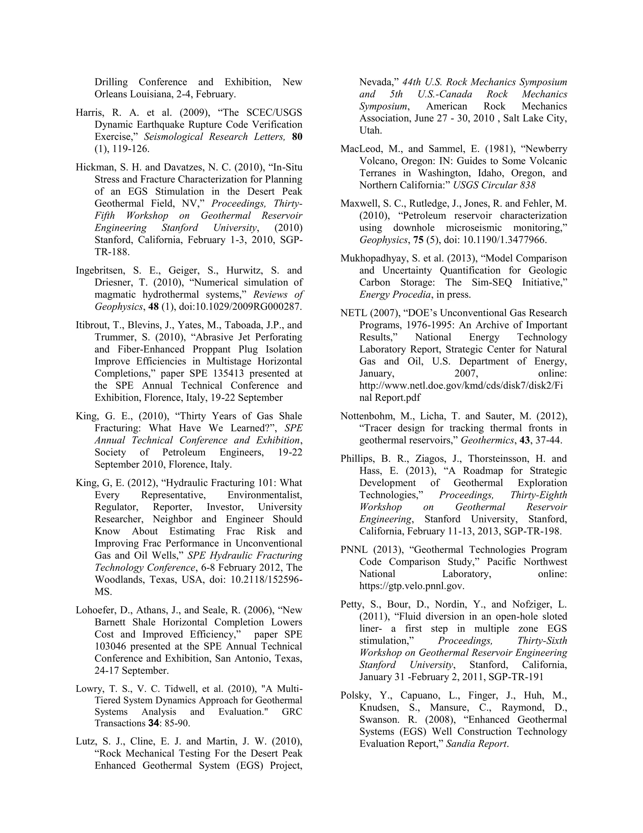 A TECHNOLOGY ROADMAP FOR STRATEGIC DEVELOPMENT OF ENHANCED GEOTHERMAL ...