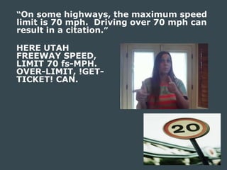 3b. Explaining Rules - Driving Rules | PPTX