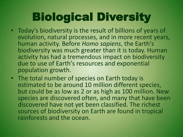 3B.1 Introduction to Biodiversity | PPTX