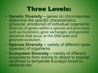 3B.1 Introduction to Biodiversity | PPTX
