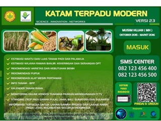 Aplikasi KATAM (Kalender Tanaman Terpadu) _ Materi Training ...