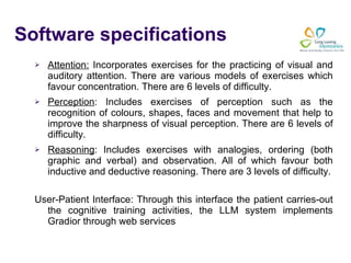 Cognitive Training Component (Gradior software) | PPT | Physical ...