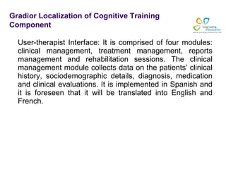Cognitive Training Component (Gradior software) | PPT | Physical ...