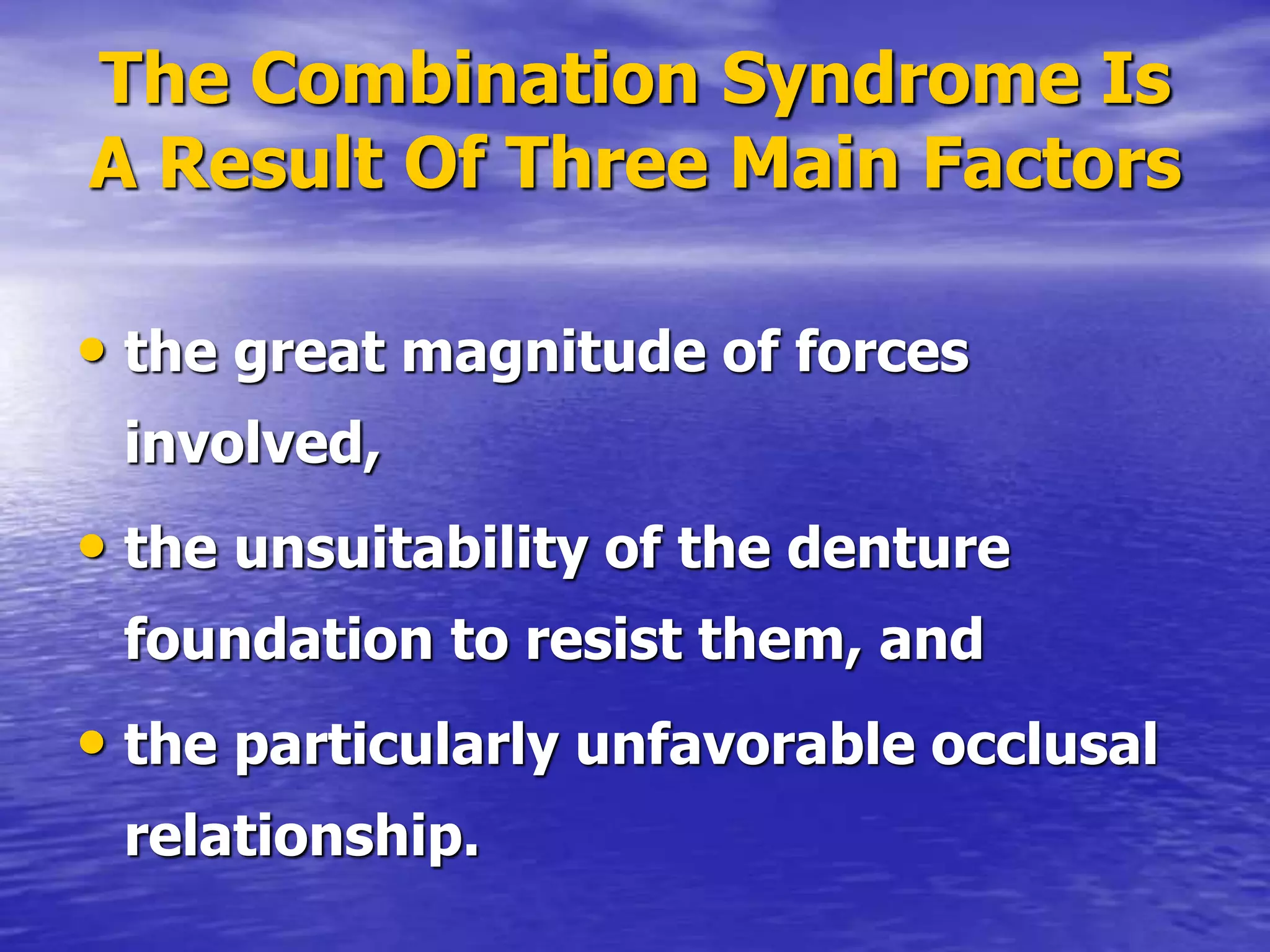 3 b combination syndrome | PPT
