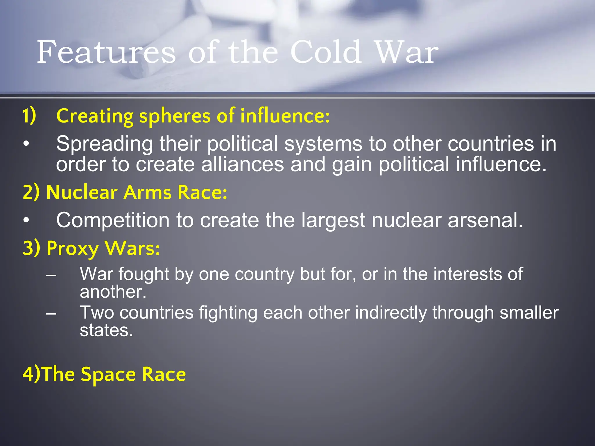 3b - Lesson 3 - Introduction to the Cold War.pptx | War and Conflicts