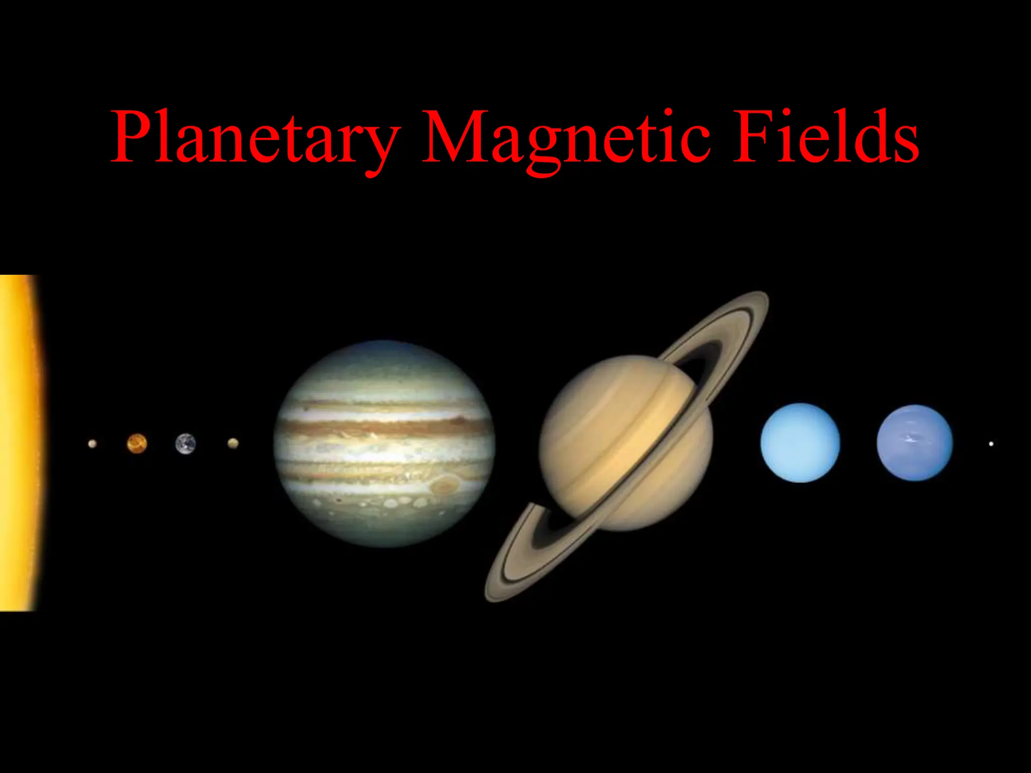 The planetary of magnetic field - power point | PPT