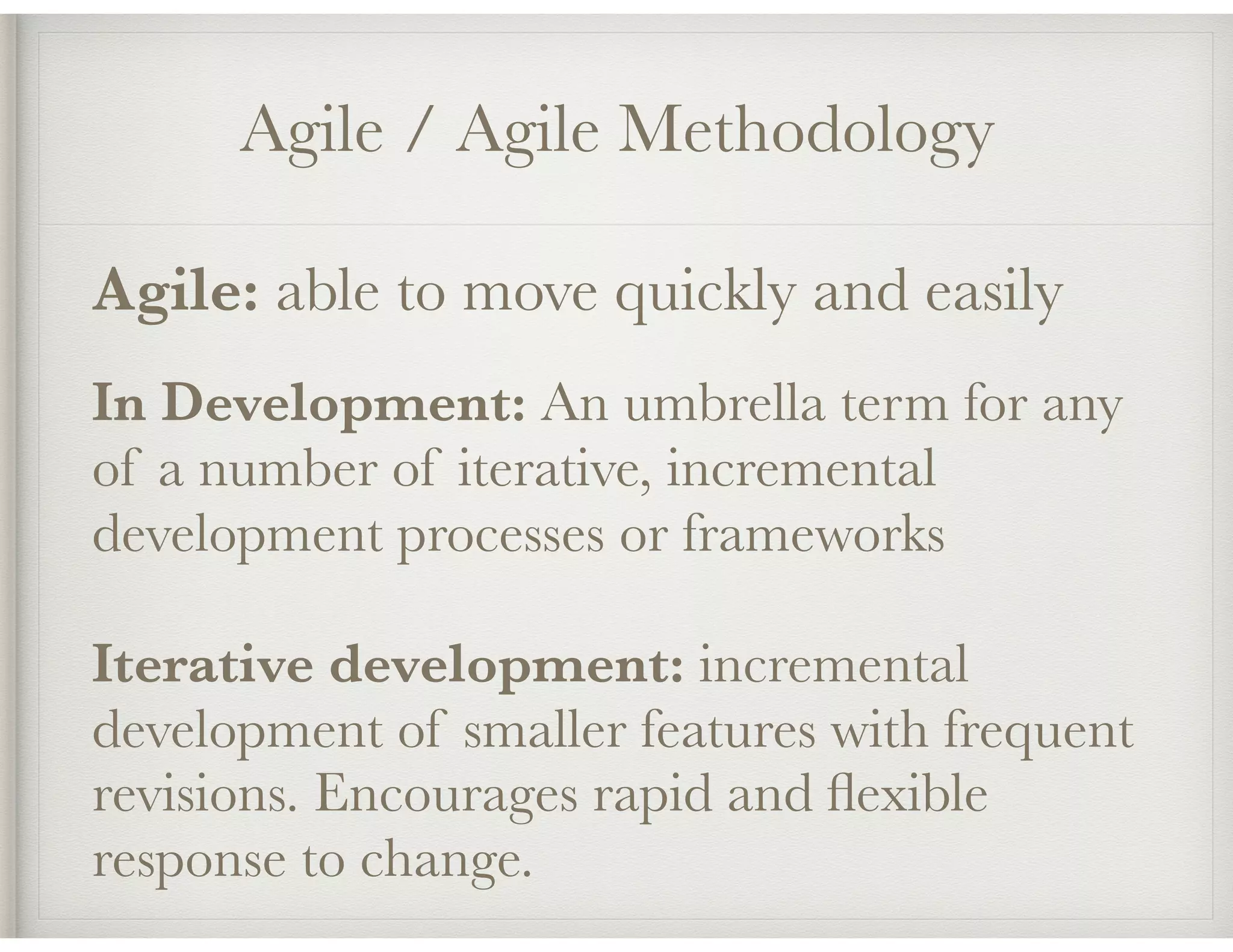 Agile And Scum In a Nutshell | PDF