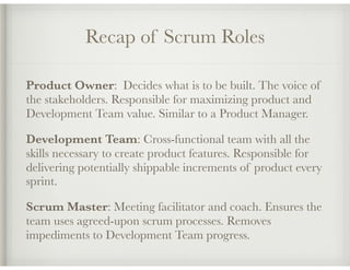 Agile And Scum In a Nutshell | PDF