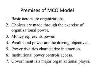 Multi-Centric Organizational Model Presentation By Bilal Yousaf | PPTX