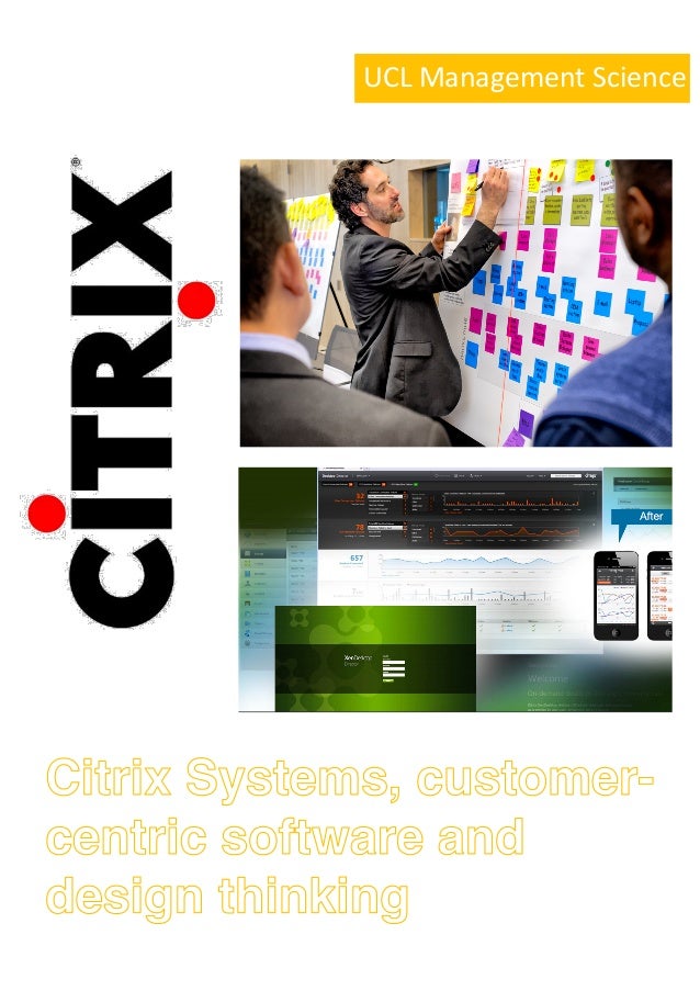 Citrix Systems and Design Thinking (Design Individual Project) Dropbox