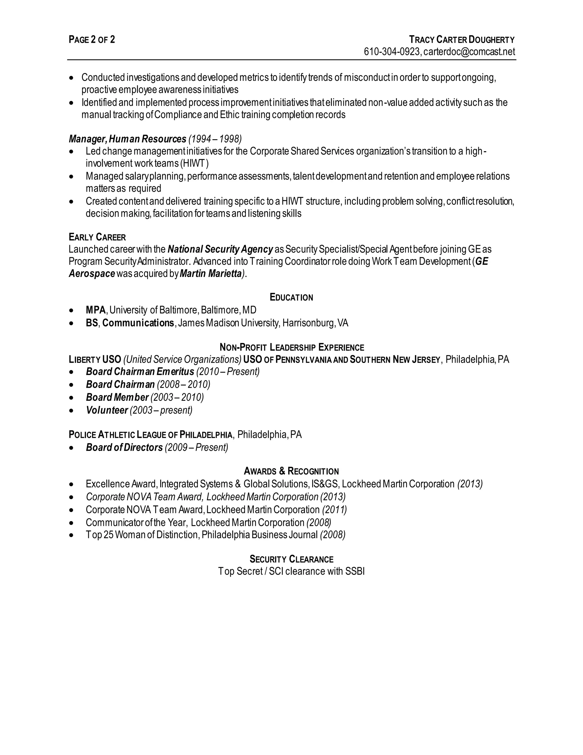 Carter Dougherty Resume June 2015 | DOCX
