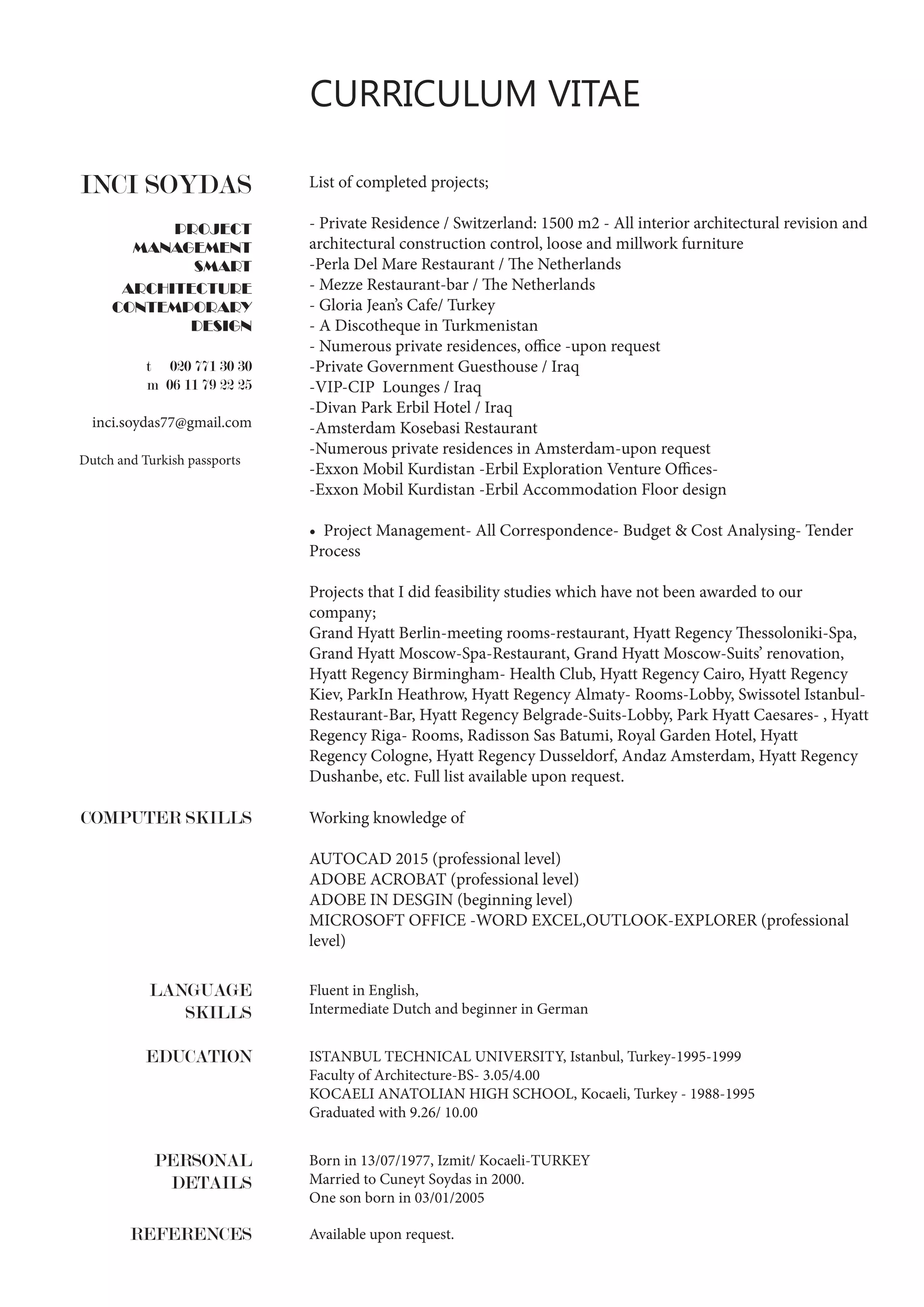 inci soydas cv | PDF