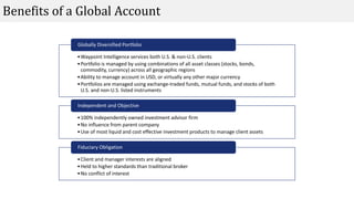 Waypoint Intelligence - Global Account Overview | PPT