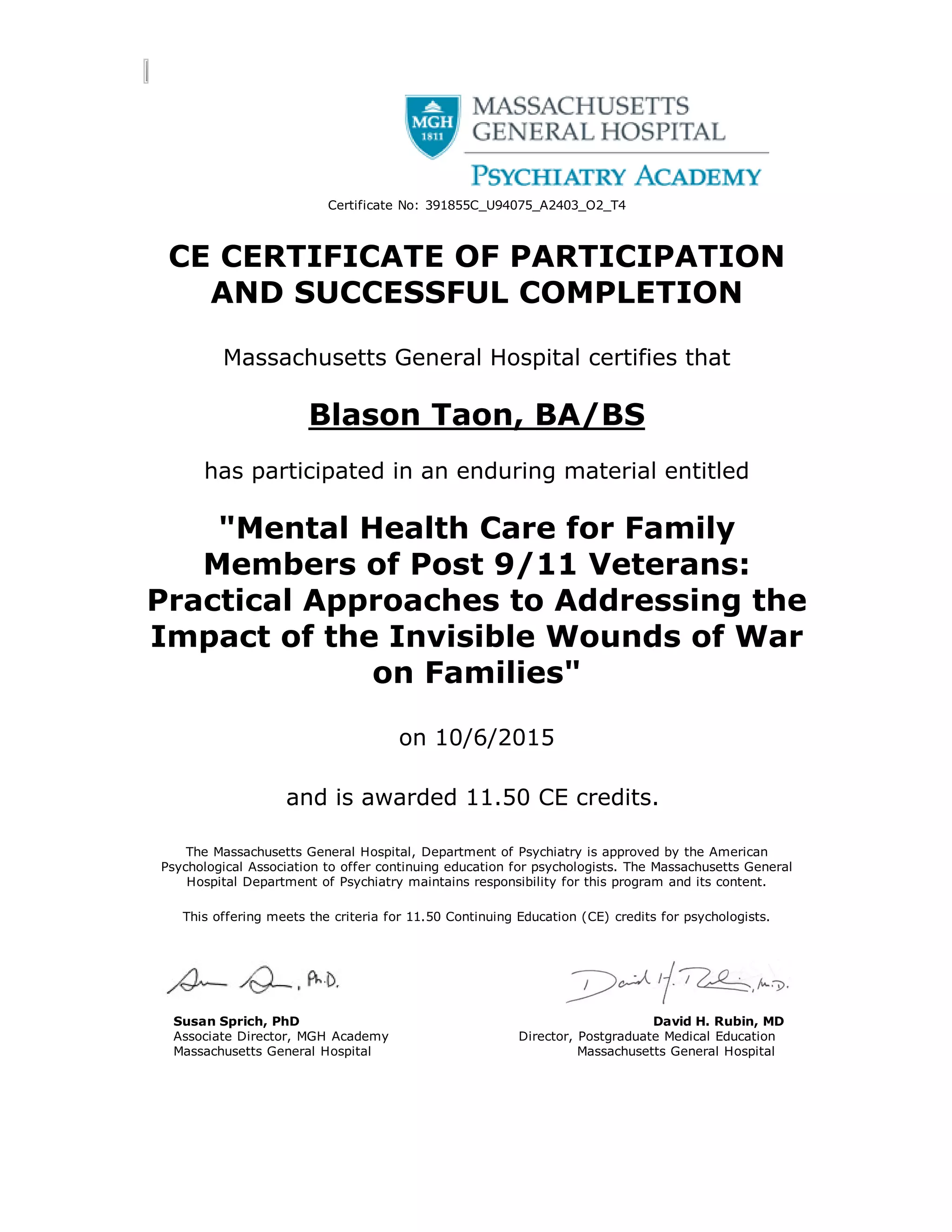 MGH Ptsd training | PDF | Mental Health | Diseases and Conditions