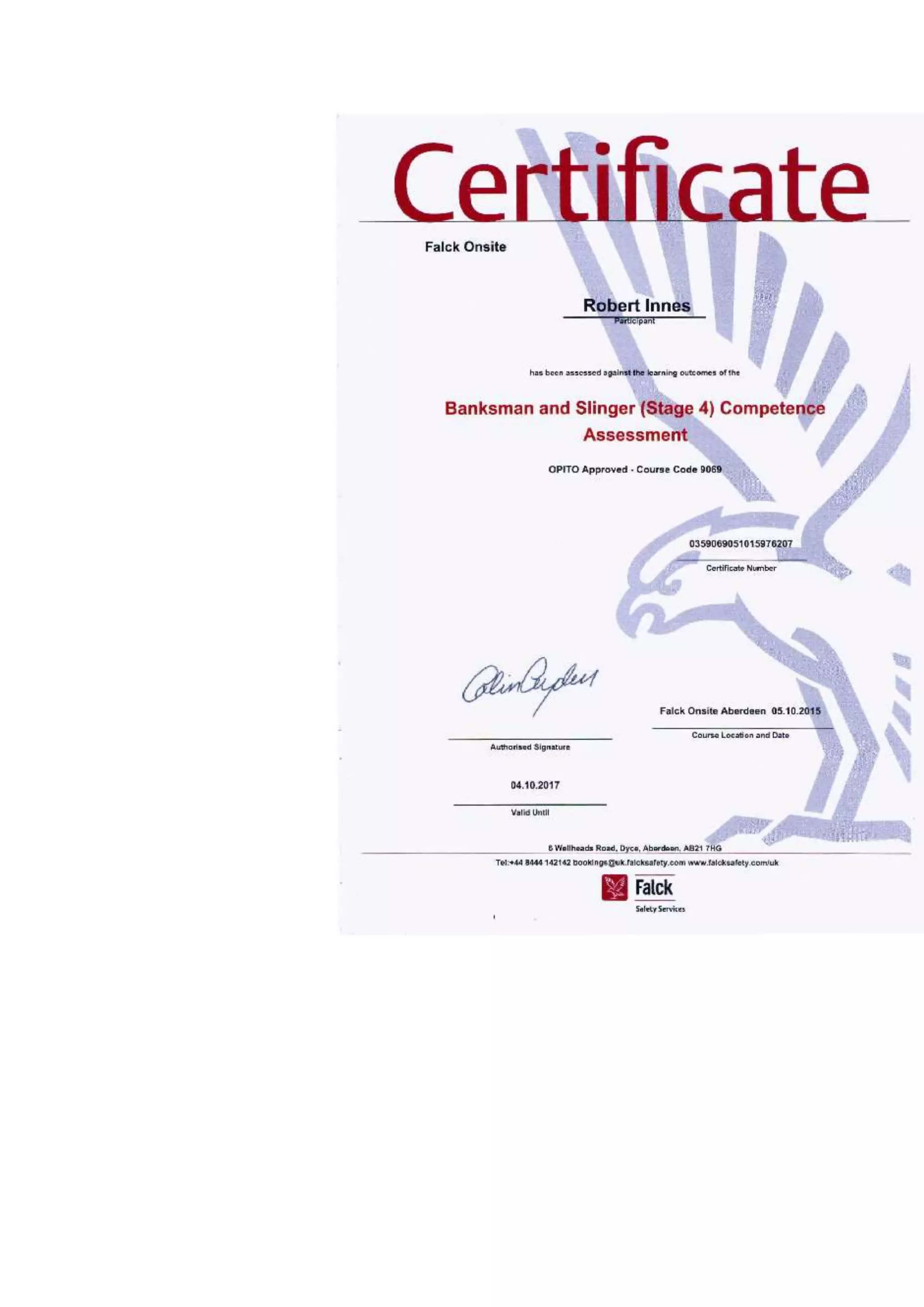 OFF-SHORE MAIN CV With Certs | DOCX