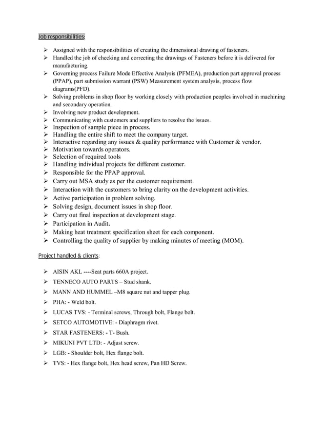 Prashanth Resume _23_ | PDF