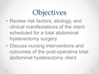 Nursing care of TAH patient | PPTX