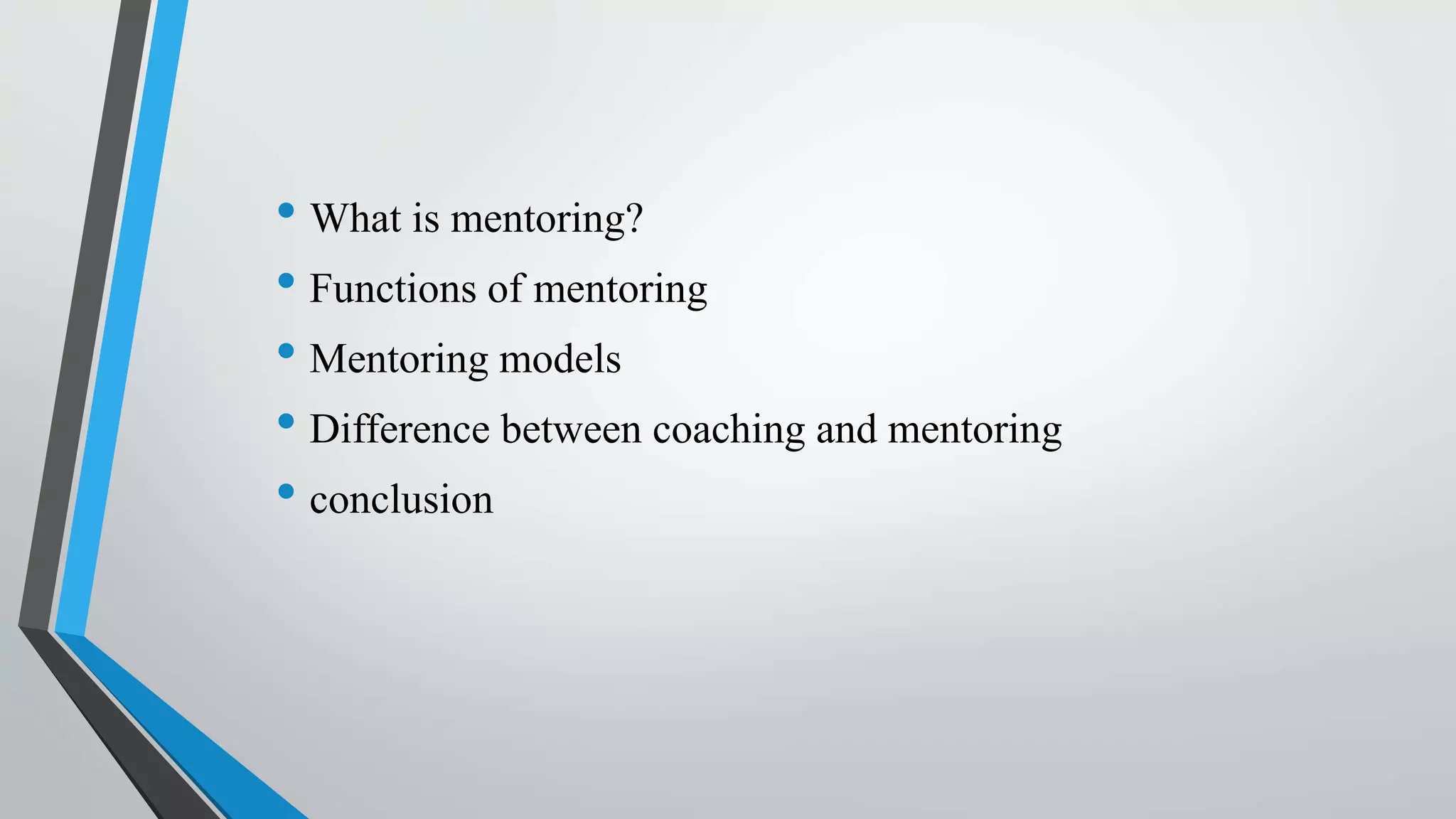 coaching and mentoring | PPTX