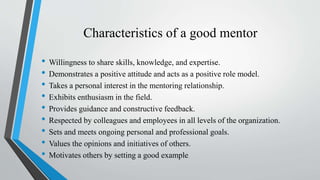 coaching and mentoring | PPTX