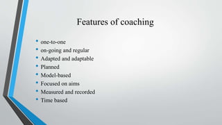 coaching and mentoring | PPTX