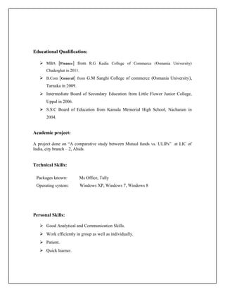 Pradeep CV | PDF