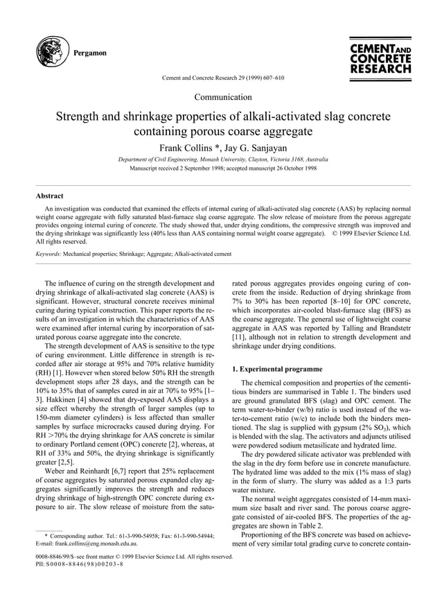 AASC-PorousCoarseAggregate | PDF | Civil Engineering Industry | Industries