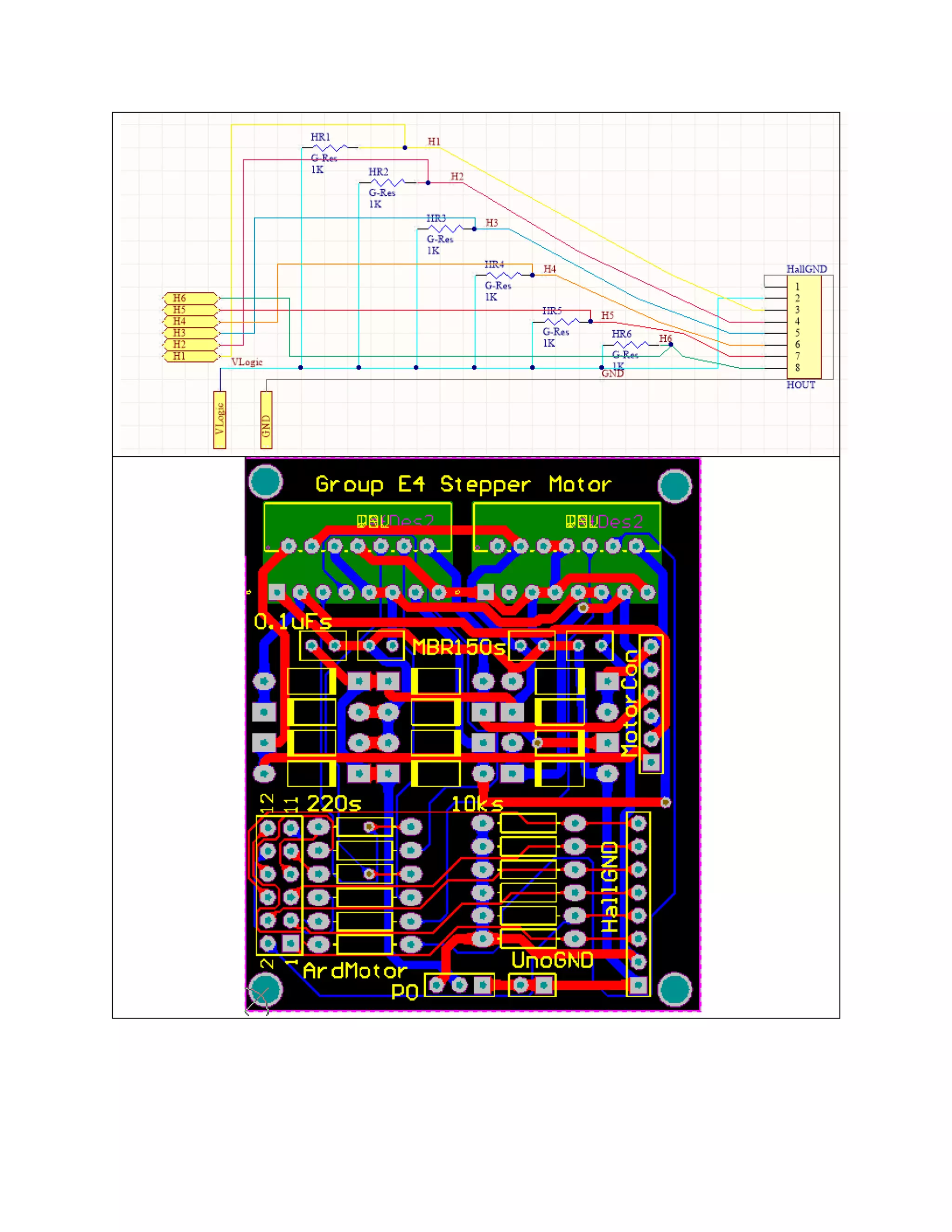 Stepper Motor schematics and PCB | PDF