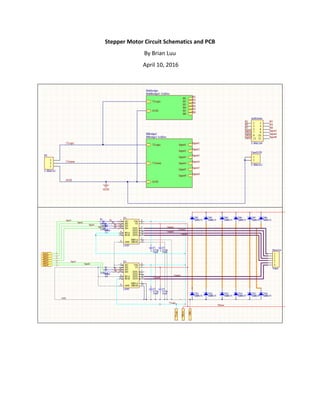 Stepper Motor schematics and PCB | PDF