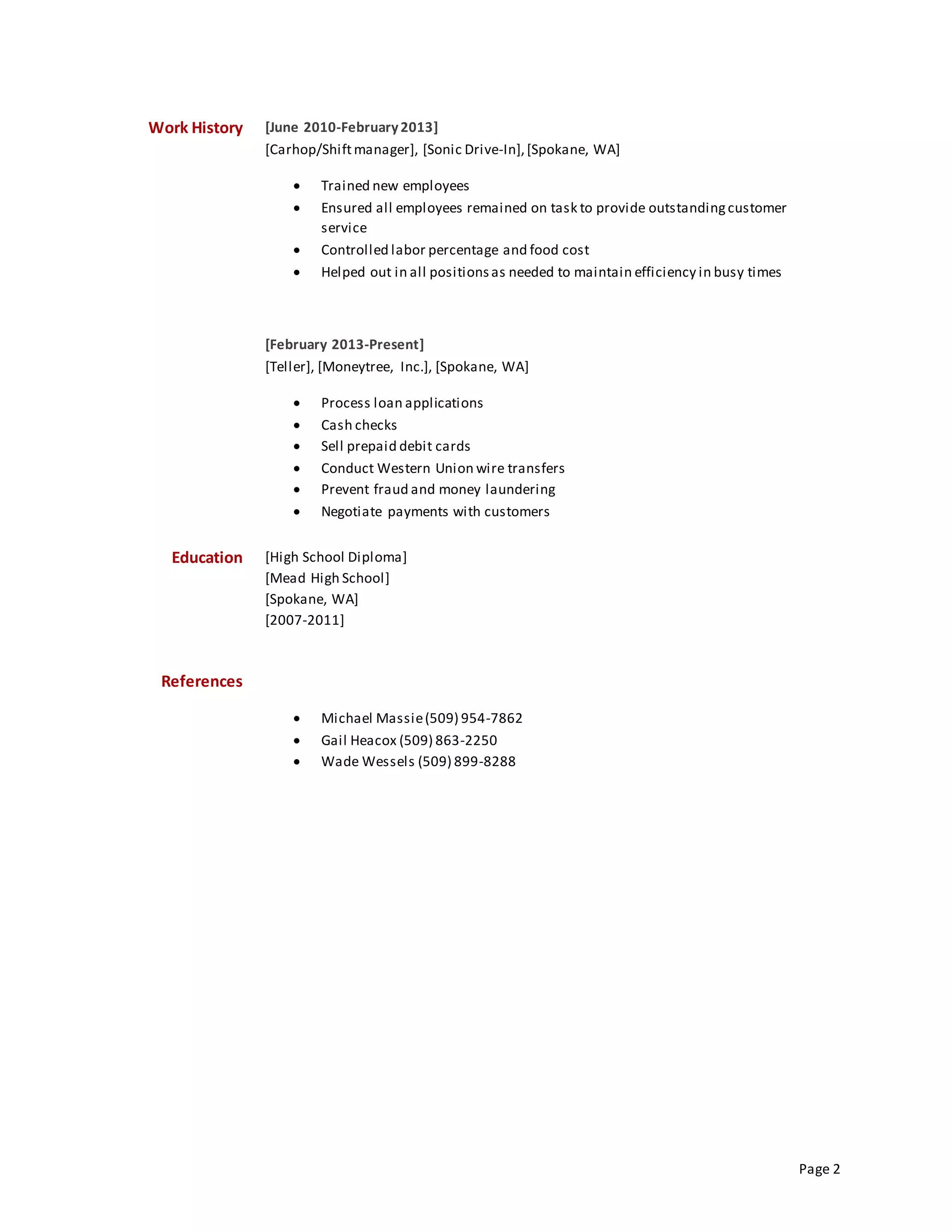 Kara Polser Resume | DOCX