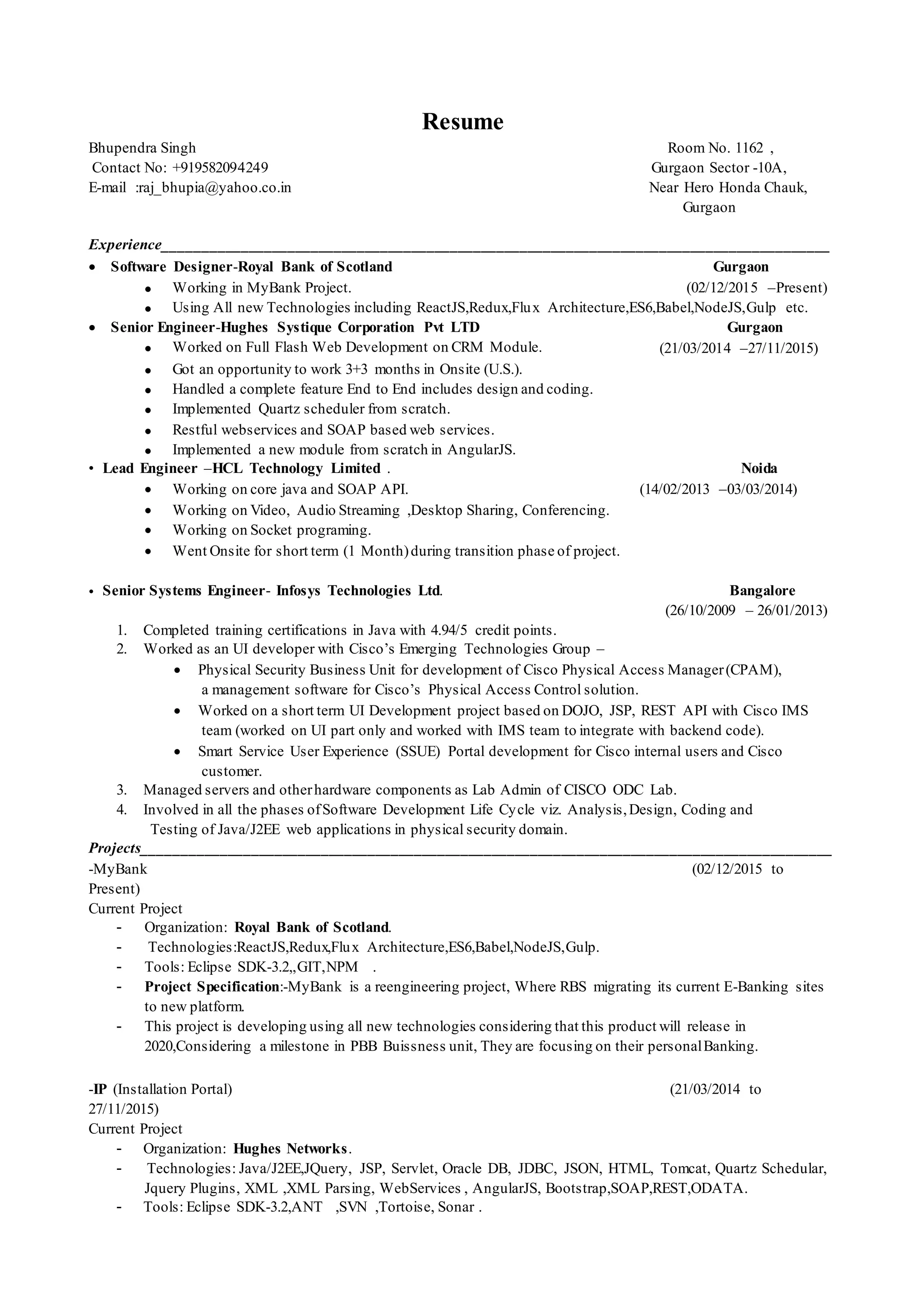 Bhupendra_Resume | DOCX