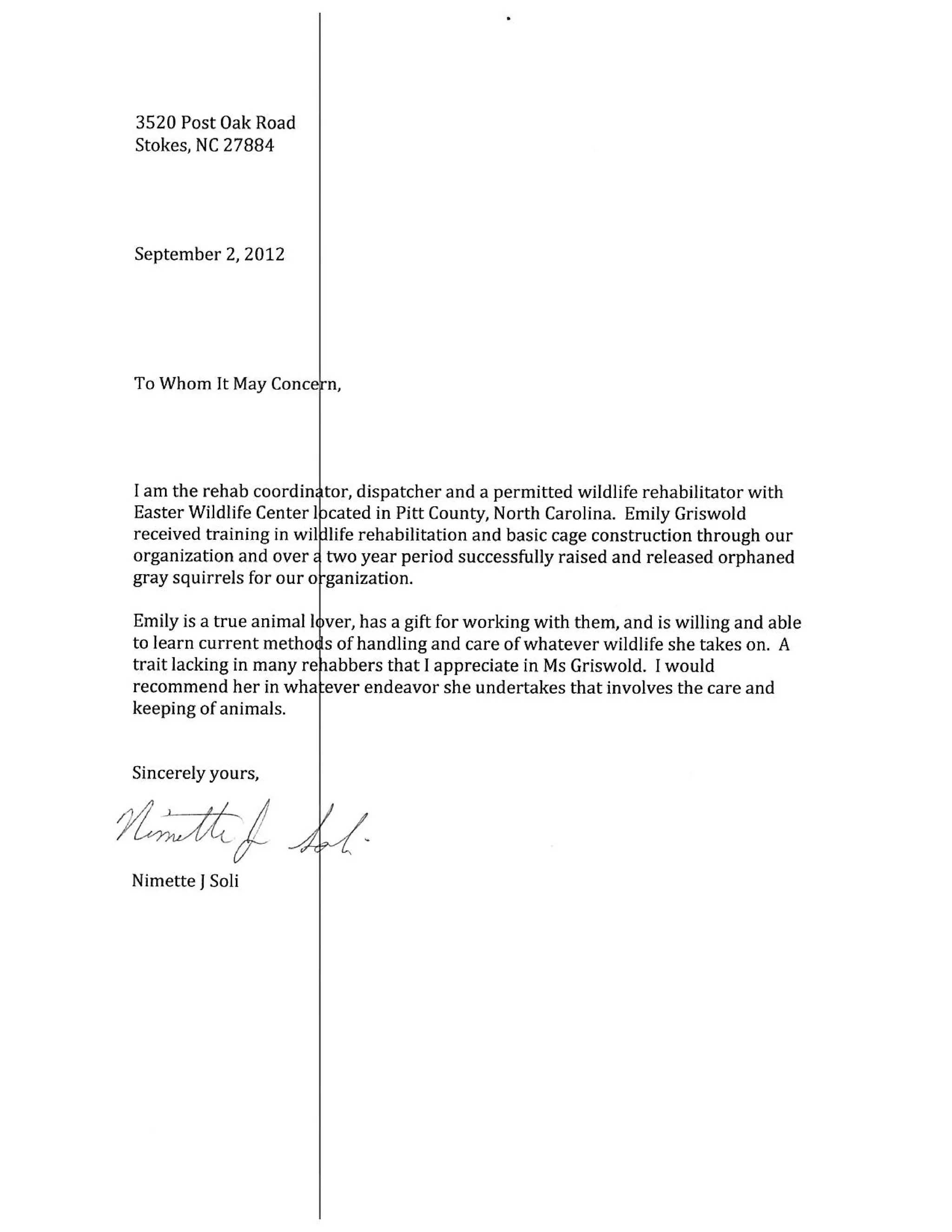 EG Reference Letters | PDF