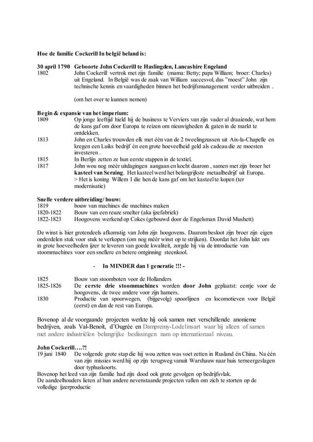 John Cockerill extra info | PDF