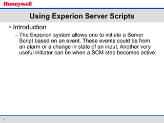 Server Scripts | PPT